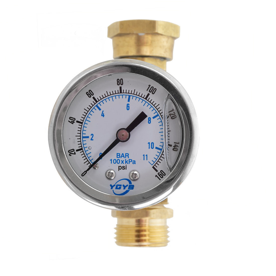 XERO Spigot Mount Pressure Gauge | Parts | XERO Water Fed — XERO Products