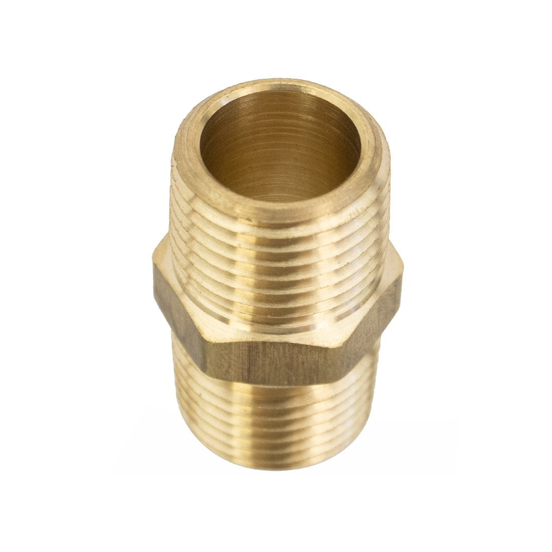 XERO Hex Nipple Brass | 1/2 Inch | XERO Products - XEROPRODUCTS.com