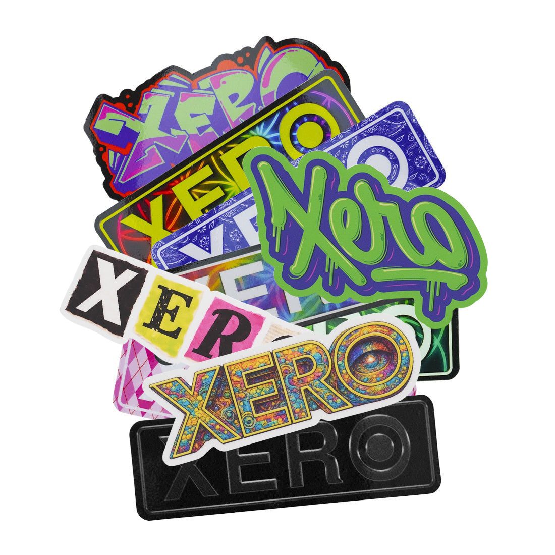 XERO Remix Stickers | Swag & Collectibles | XERO Water Fed — XERO Products